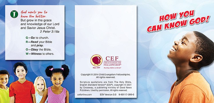 How You Can Know God! Tract (10 Pack) – CEF of Saskatchewan