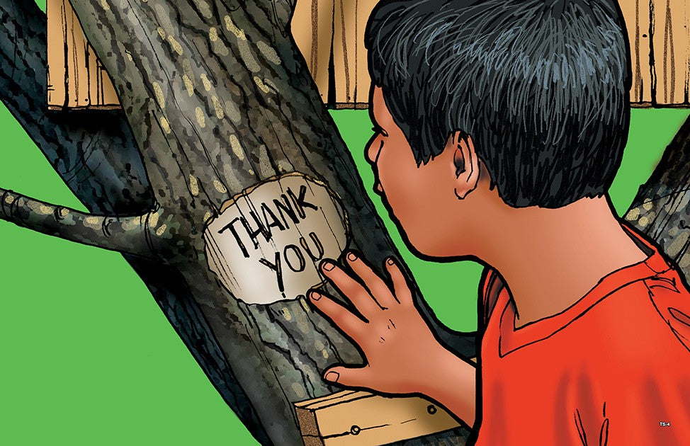 The Thank You Spy - Flashcard Visual & Text (English) – CEF of Saskatchewan